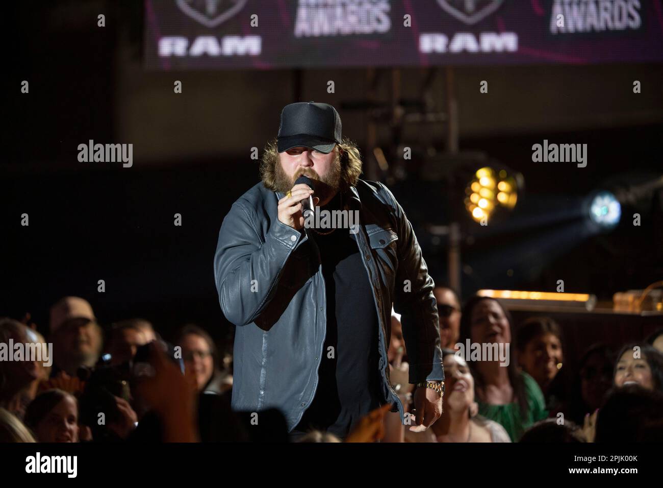 Austin Texas USA, April 1, 2023: Country singer NATE SMITH performs ...