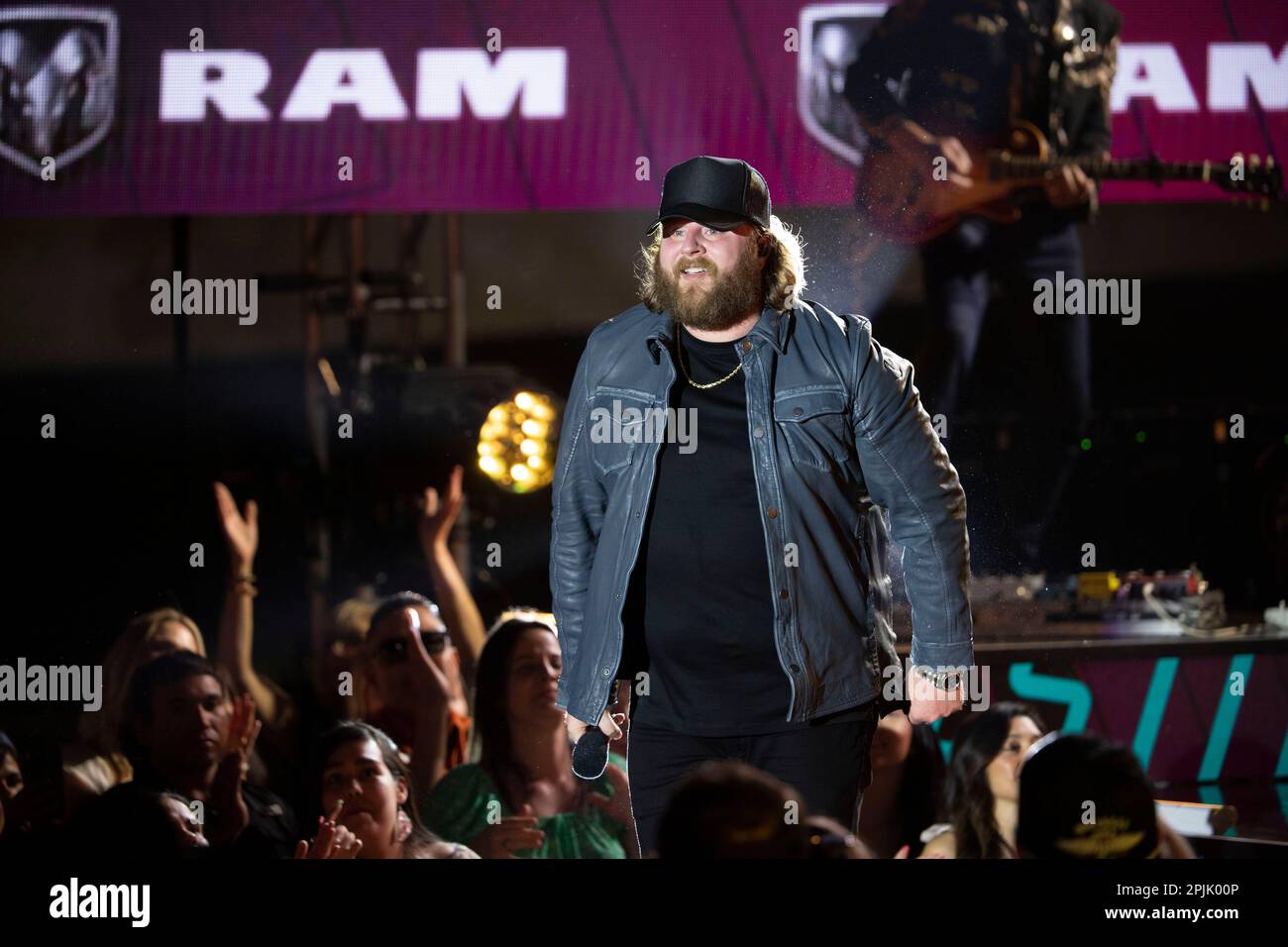 Austin Texas USA, April 1, 2023: Country singer NATE SMITH performs ...