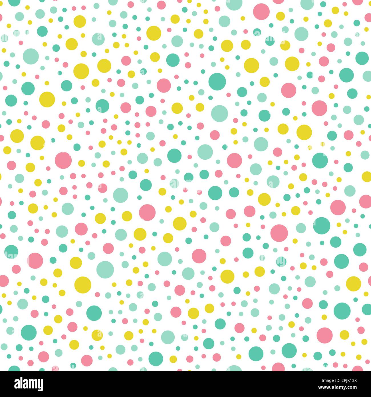 Seamless pattern with circles on white background. Vector illustration ...