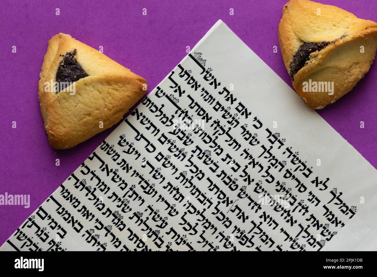 24-02-2022. jerusalem-israel. Haman ears - Jewish dish made from crispy ...