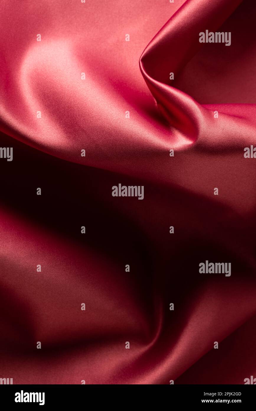 Red satin plain hi-res stock photography and images - Alamy