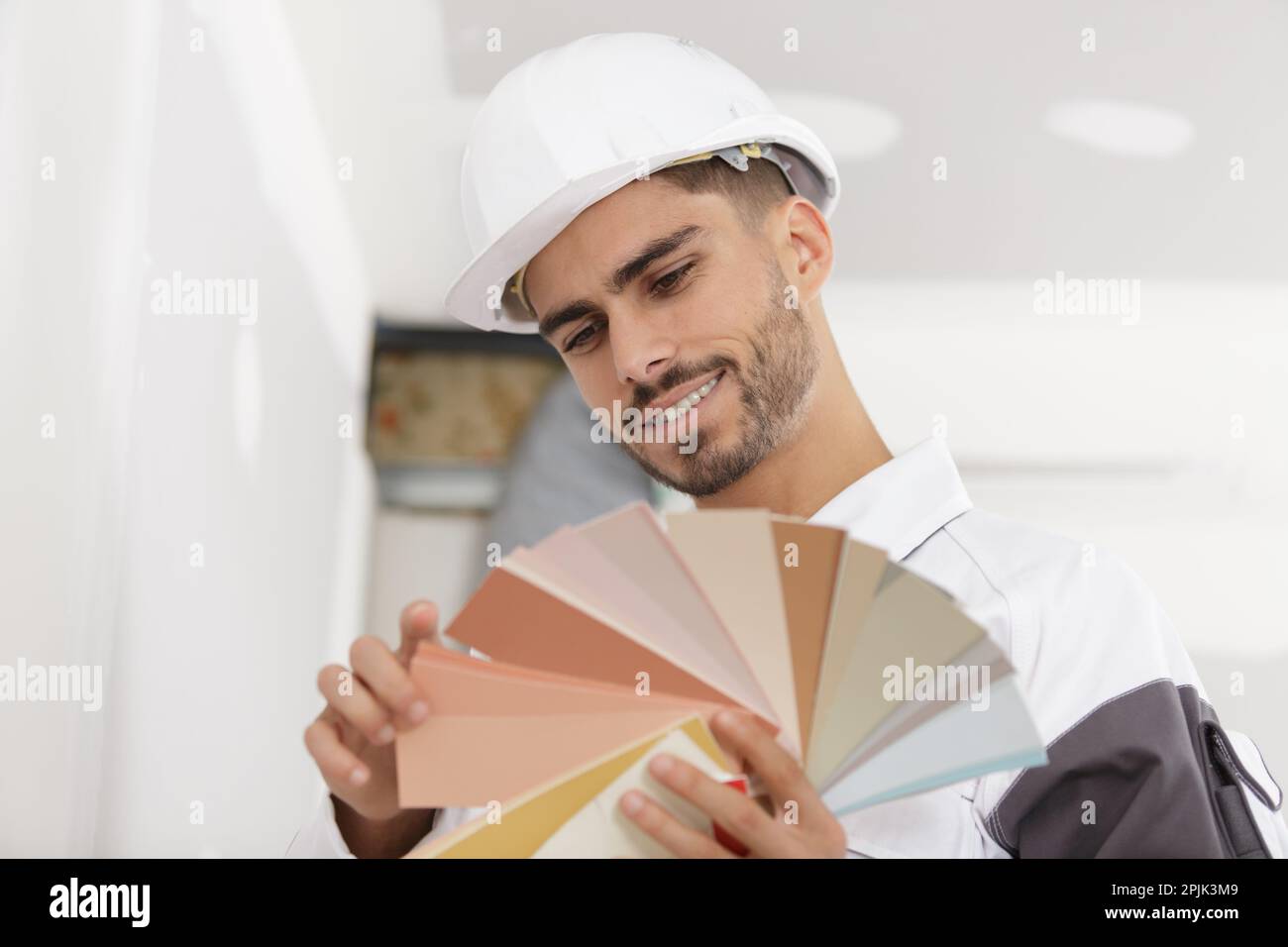 Male builder color swatches hi-res stock photography and images - Alamy