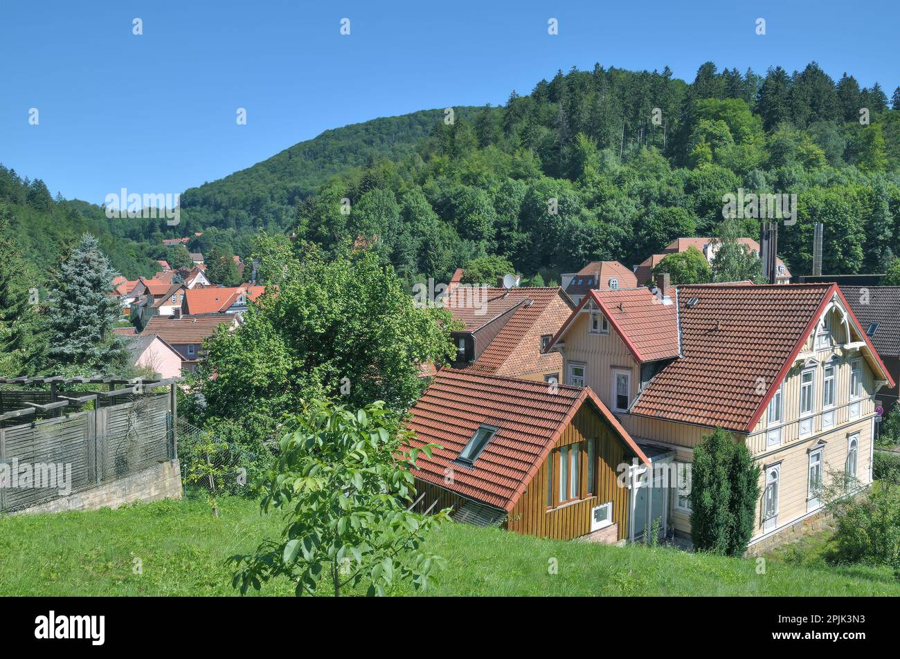 Health Resort of Bad Grund,Harz Mountains,lower Saxony,Germany Stock ...
