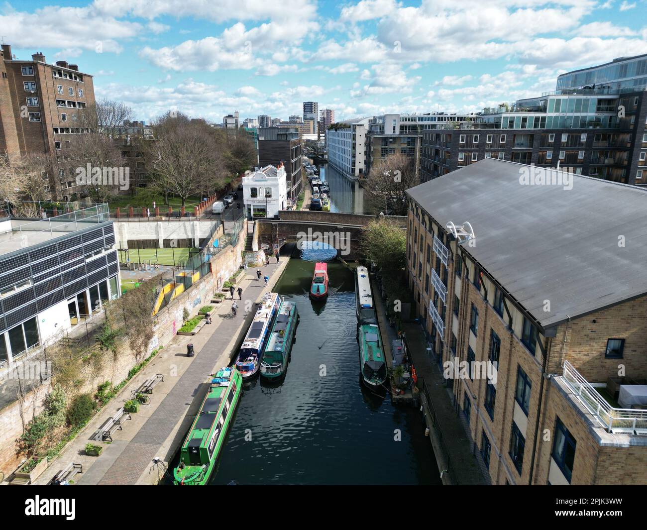 Islington london aerial hi-res stock photography and images - Alamy