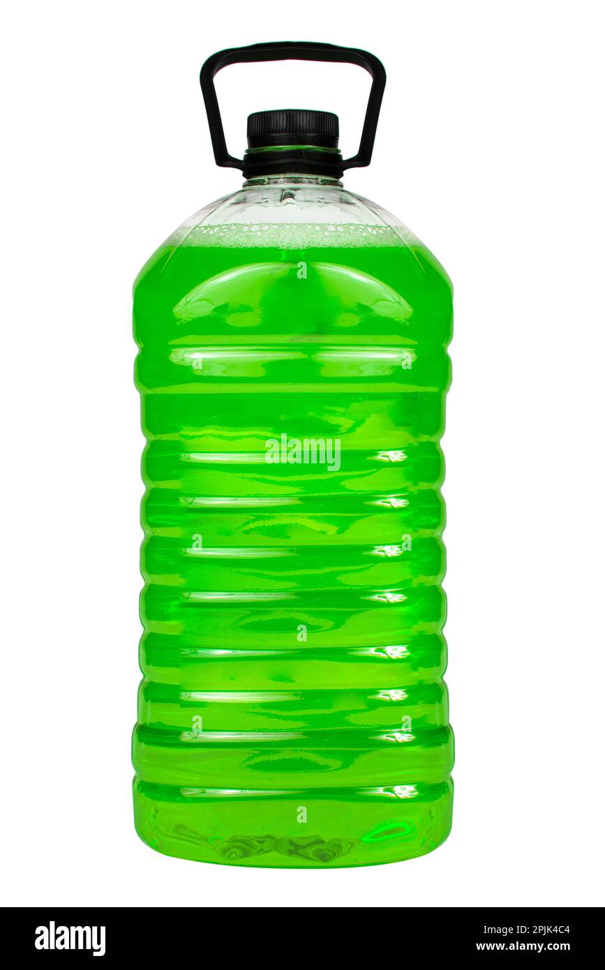 windshield washer fluid in canister isolated on white background ...