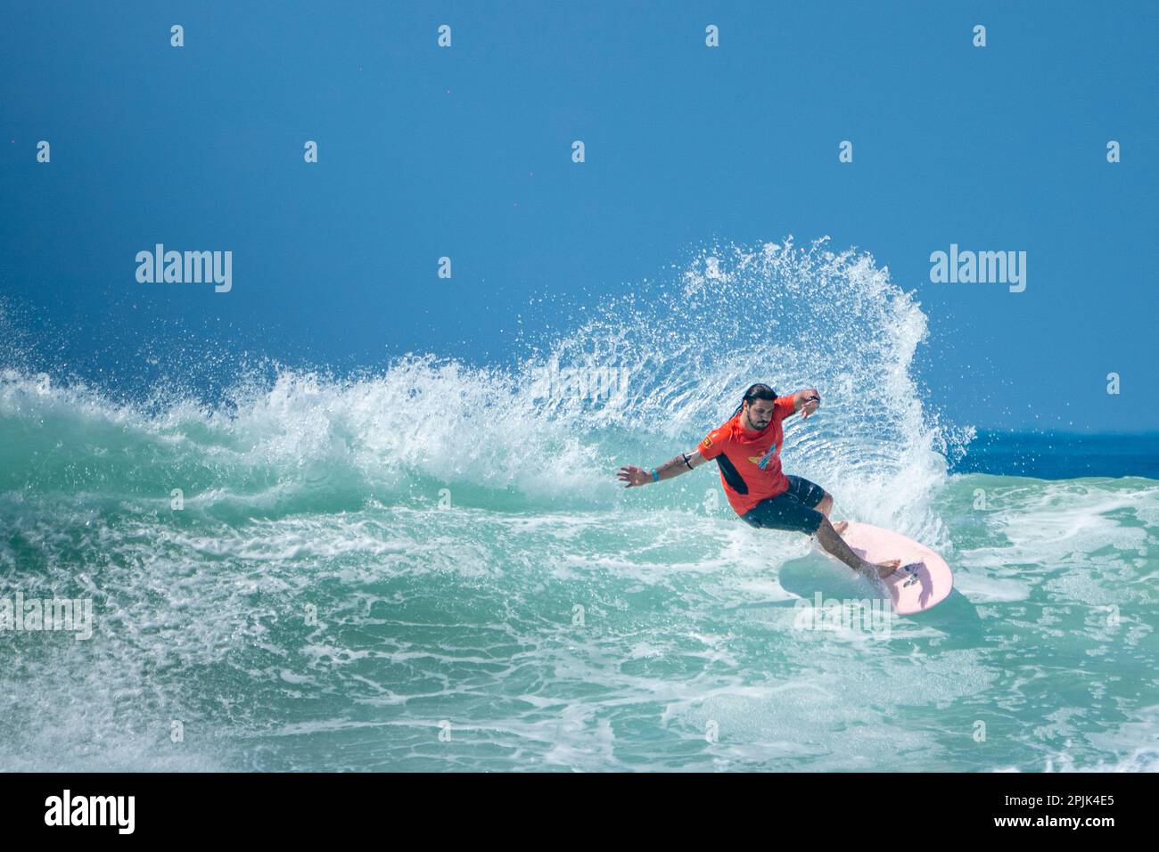 Participant performs on day one of the Red Bull Ride My Wave at ...