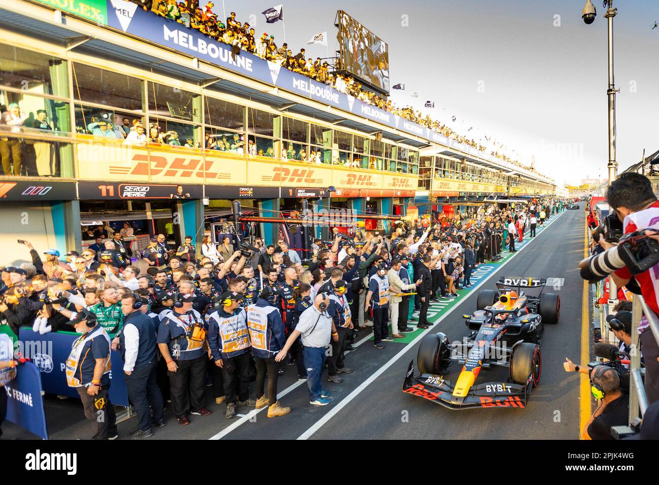 Melbourne, Australia. 02nd Apr, 2023. Max Verstappen of the Netherlands and Oracle Red Bull ...