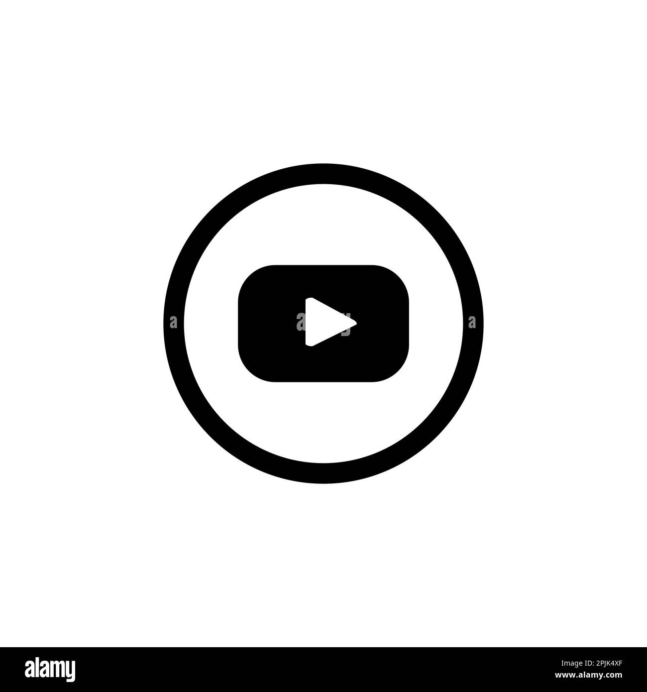 Youtube Icon White Circle