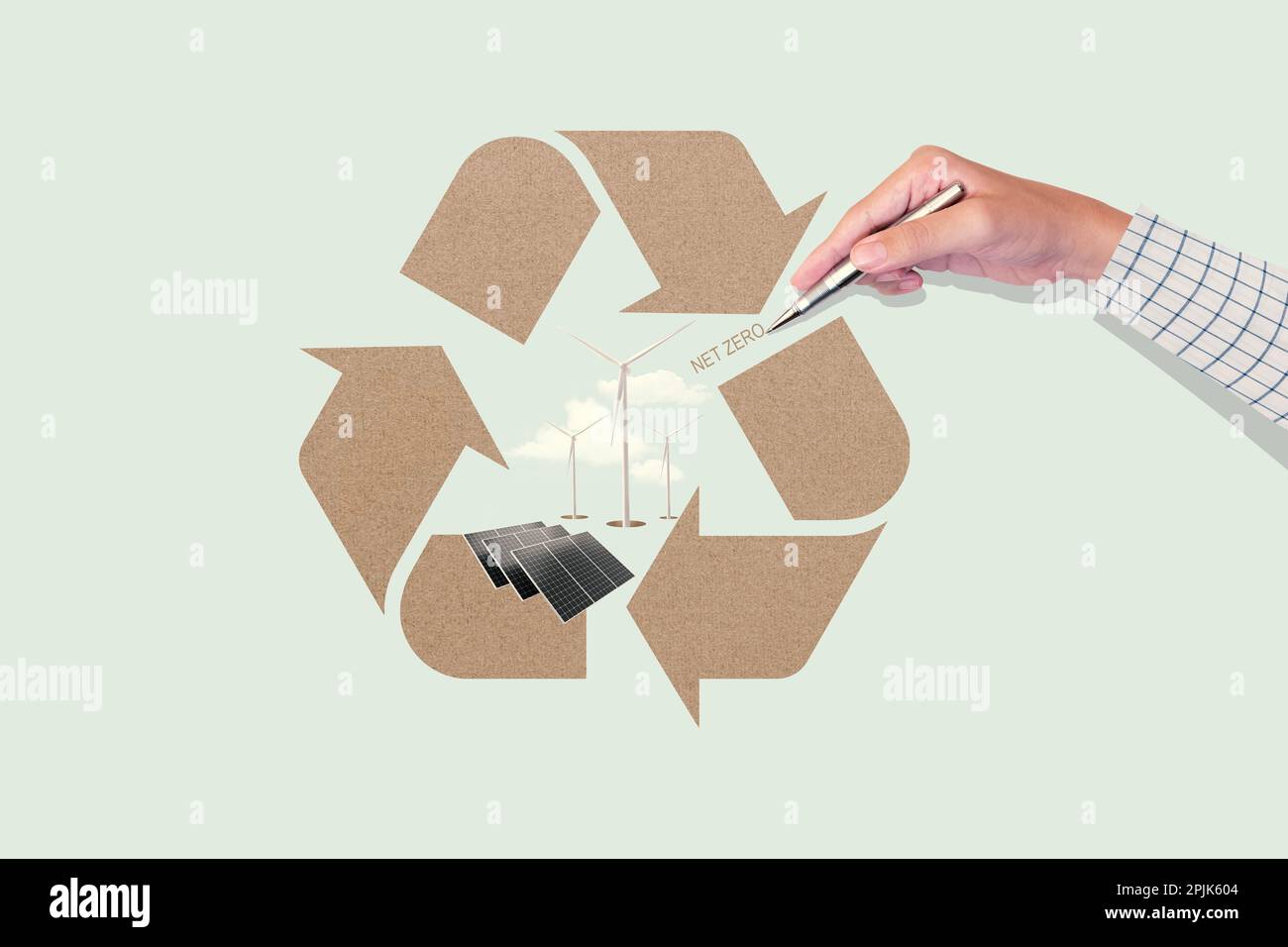 Recycling symbol icon vector hi-res stock photography and images - Alamy