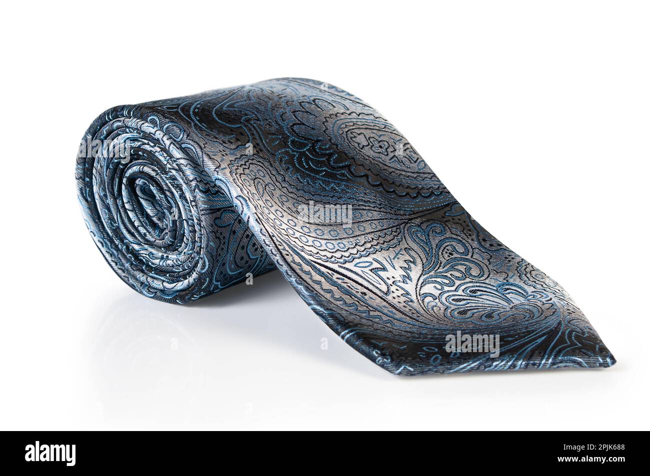 colorful ties isolated on a white background Stock Photo - Alamy