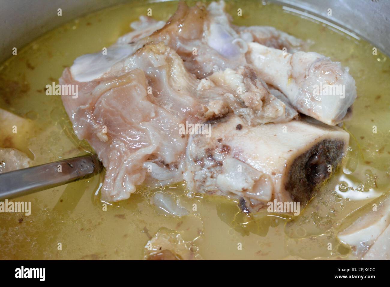 Arabic Egyptian cuisine of kawareh trotters and knee boiled with soup ...