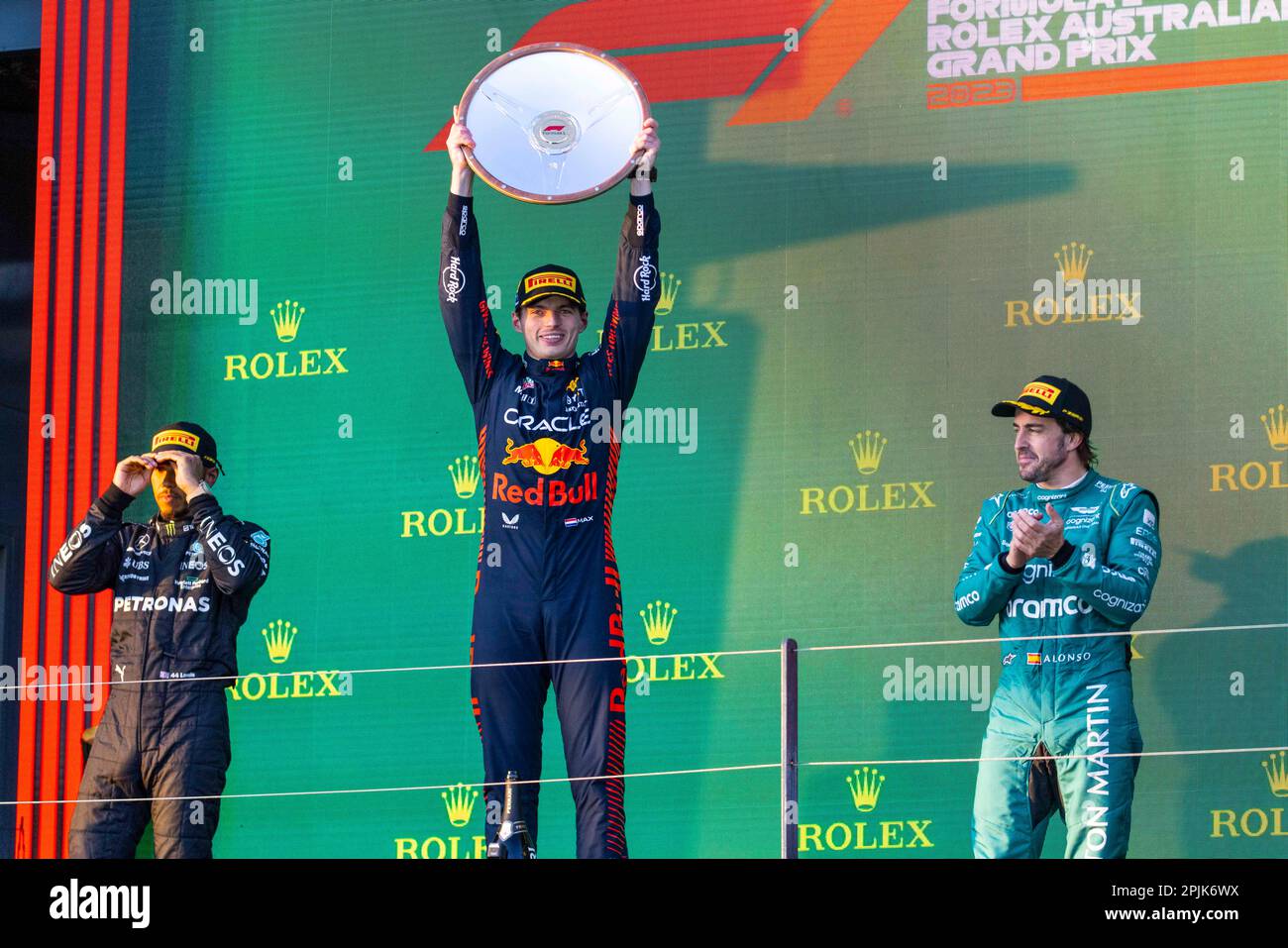 Melbourne, Australia. 02nd Apr, 2023. Max Verstappen of the Netherlands and Oracle Red Bull ...