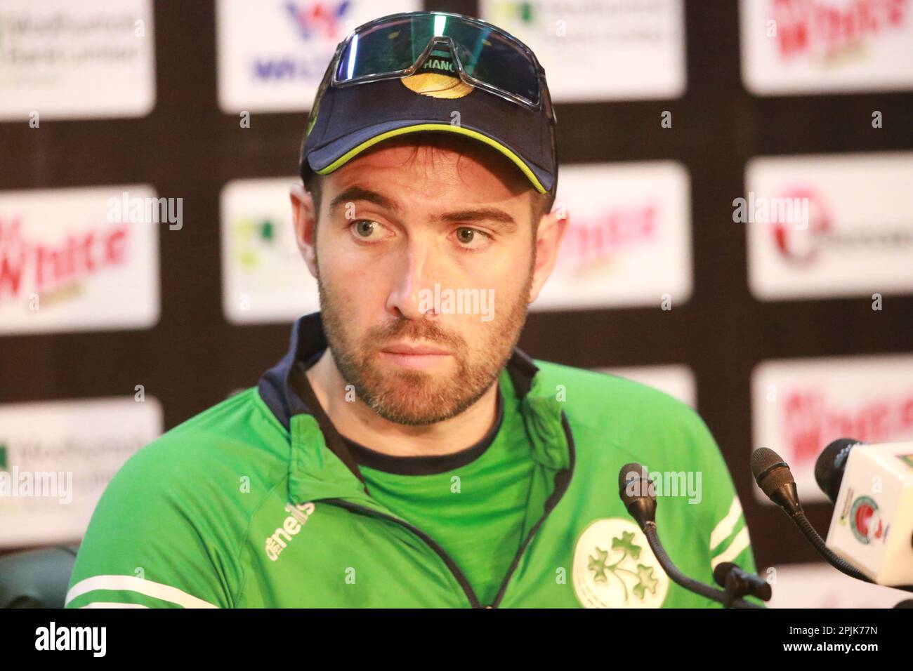 Ireland Test Team Captain Andrew Balbirnie attends pre-match press ...