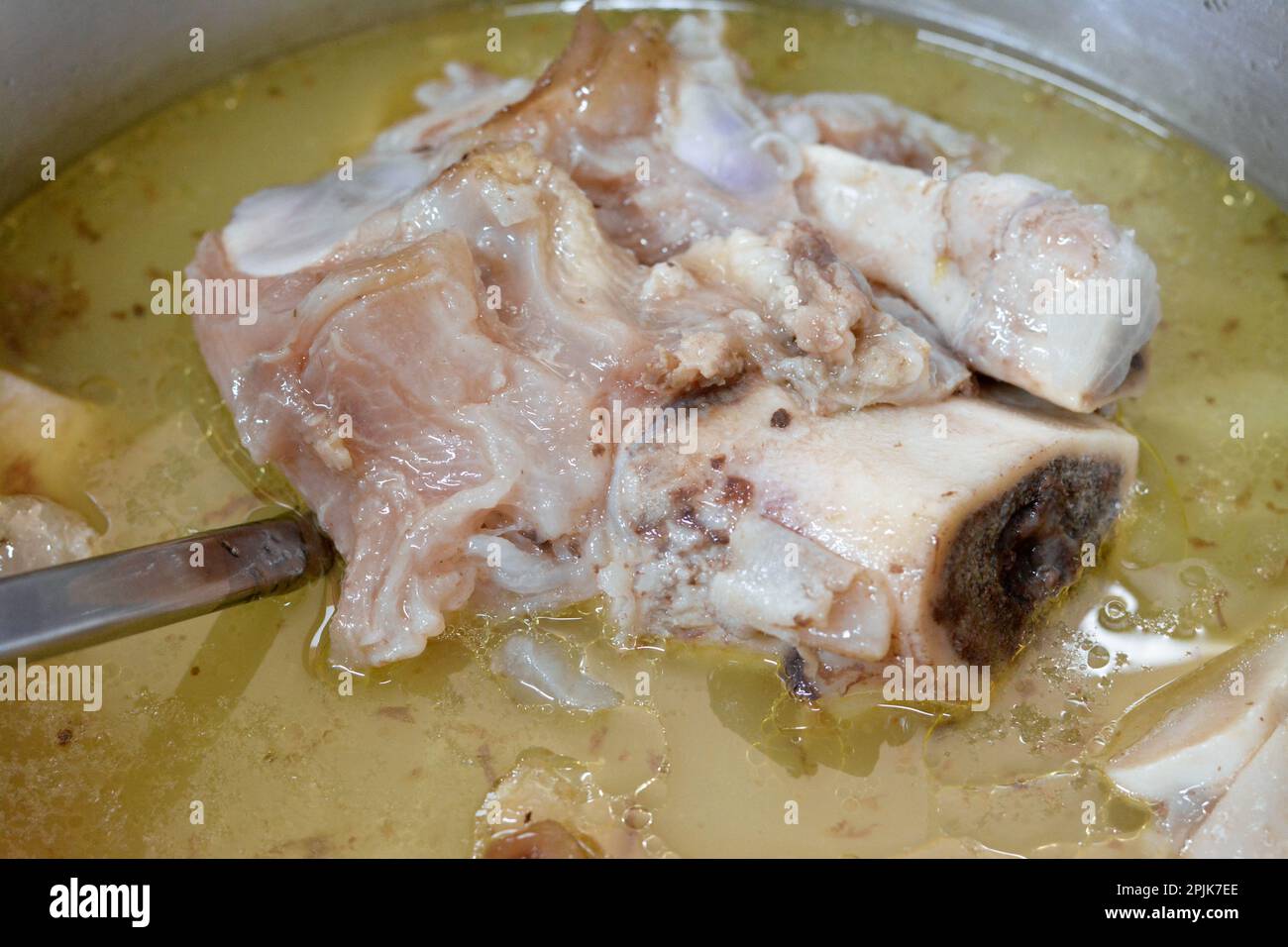 Arabic Egyptian cuisine of kawareh trotters and knee boiled with soup ...