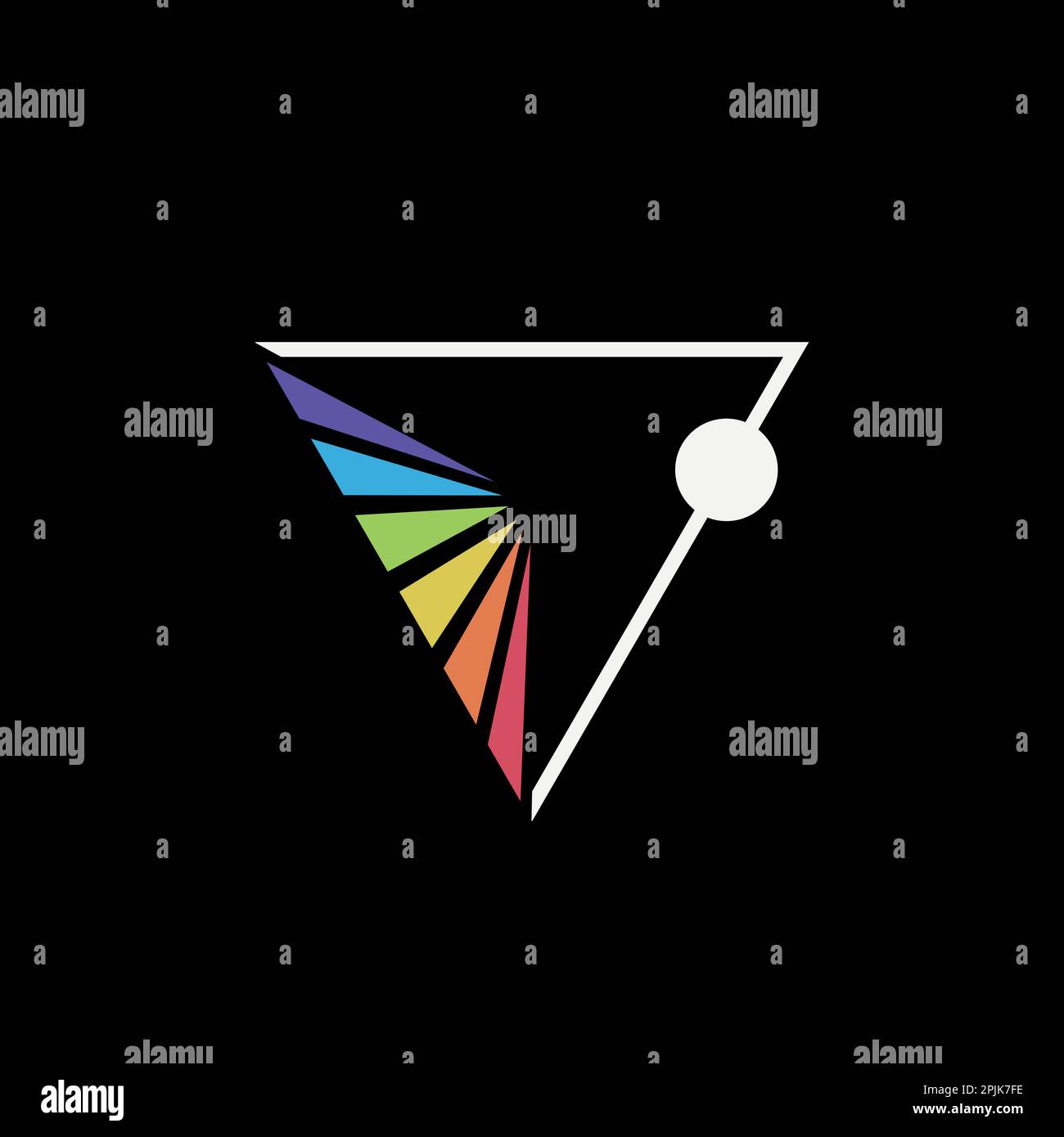 Split white light Stock Vector Images - Alamy
