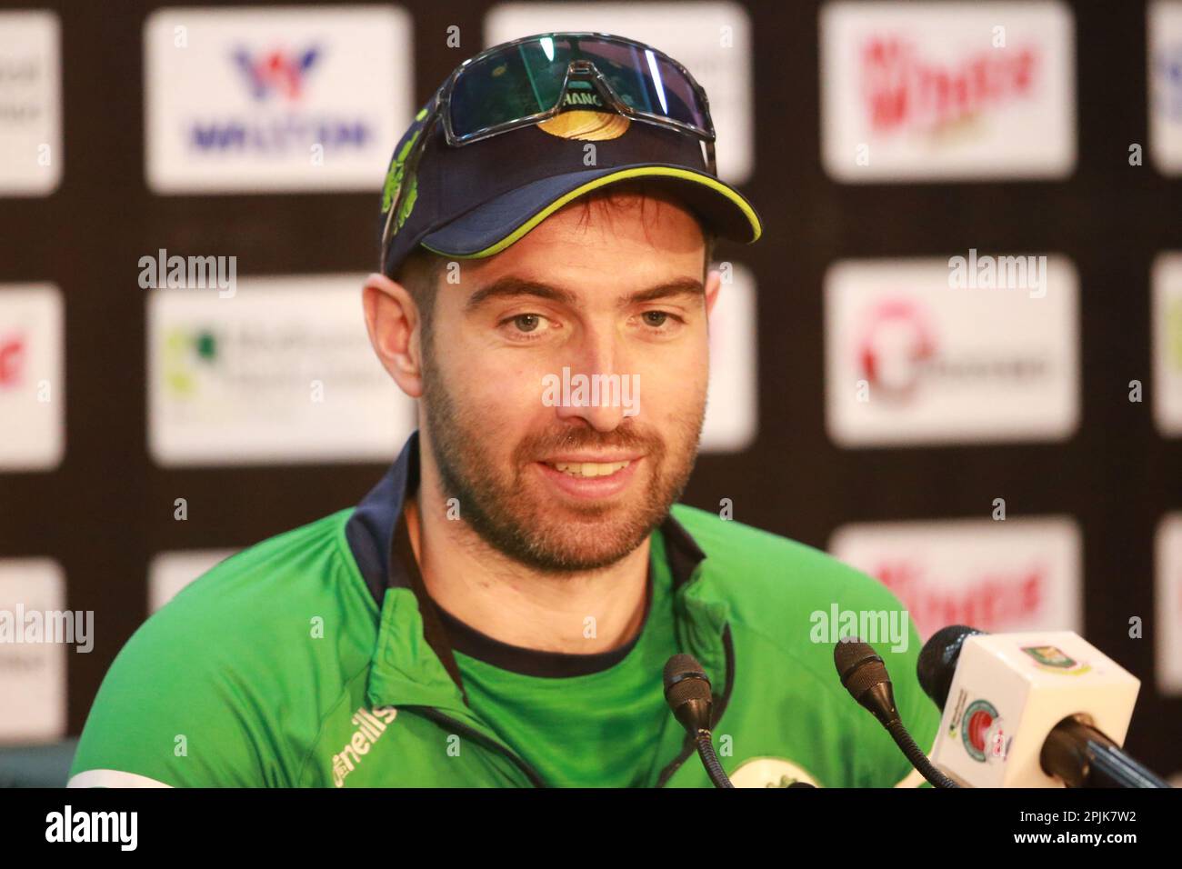 Ireland Test Team Captain Andrew Balbirnie attends pre-match press ...