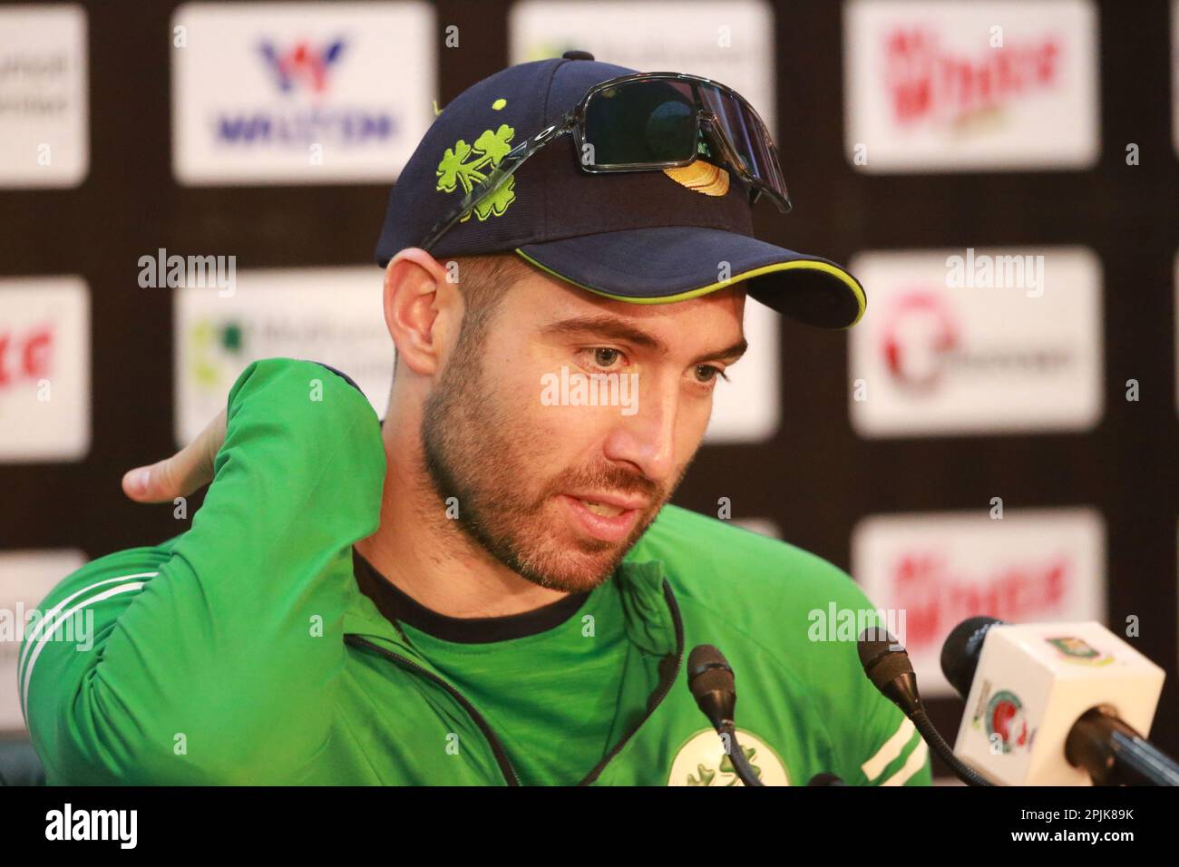 Ireland Test Team Captain Andrew Balbirnie attends pre-match press ...