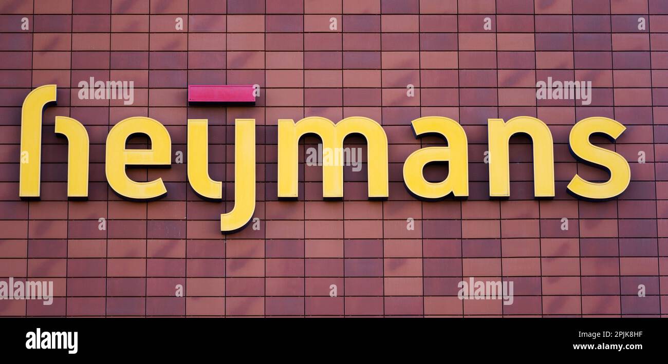 ROSMALEN - Logo of Heijmans. The construction company is celebrating ...