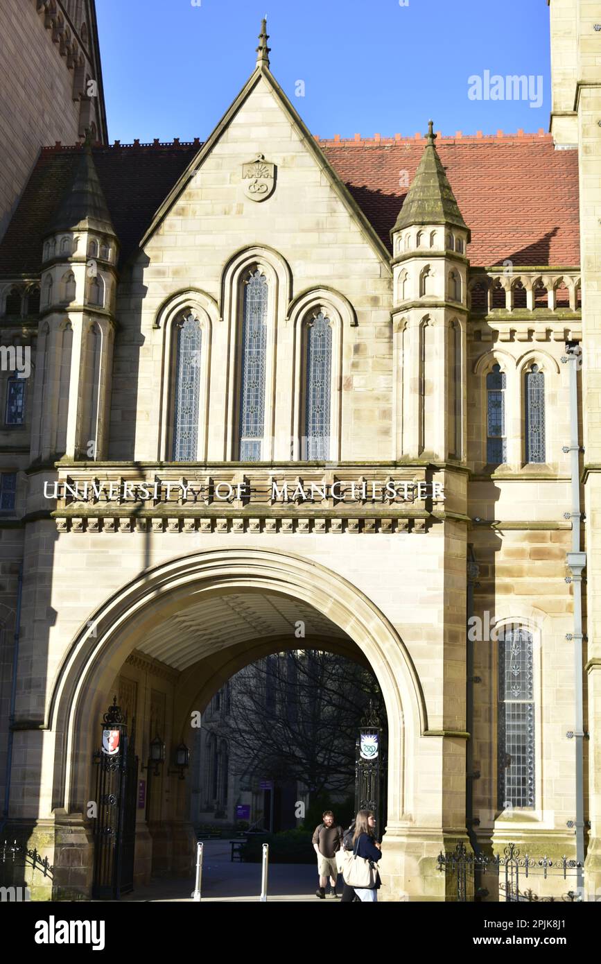Whitworth Hall, University of Manchester Stock Photo - Alamy