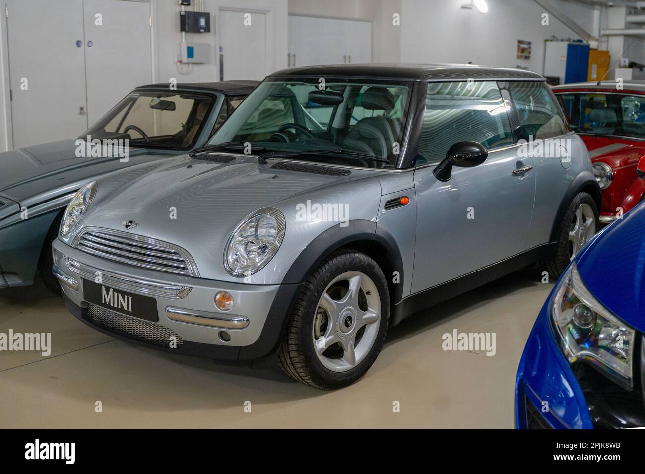 Early 2001 BMW R50 Mini Cooper at the British Motor Heritage Museum ...