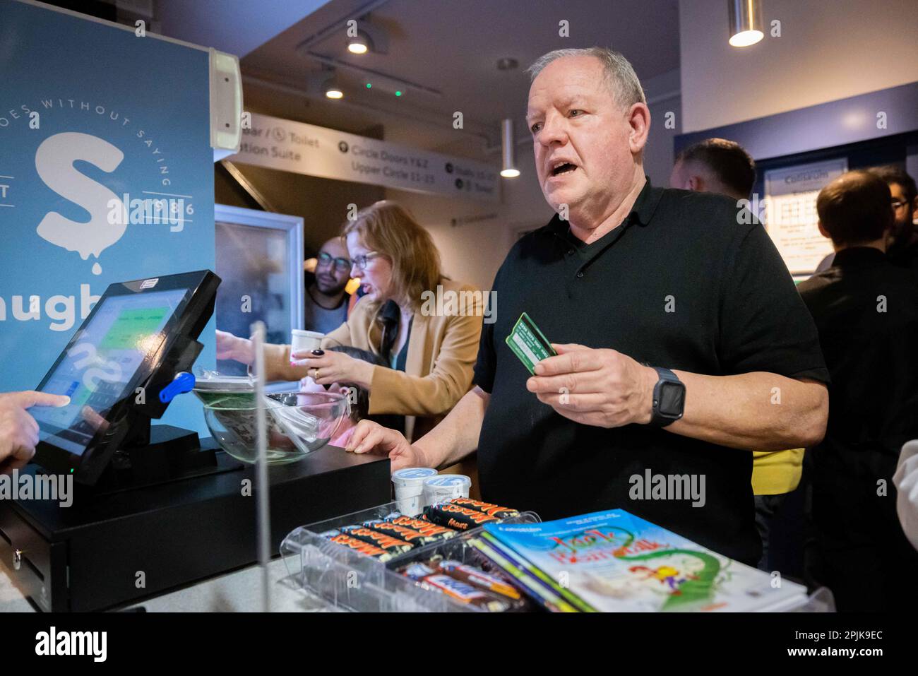 Oldham Coliseum Theatre final show - 31st March 2023. Actor John ...