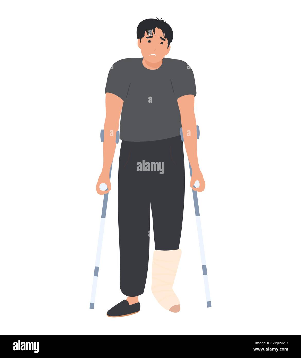 Plastered legs hi-res stock photography and images - Alamy