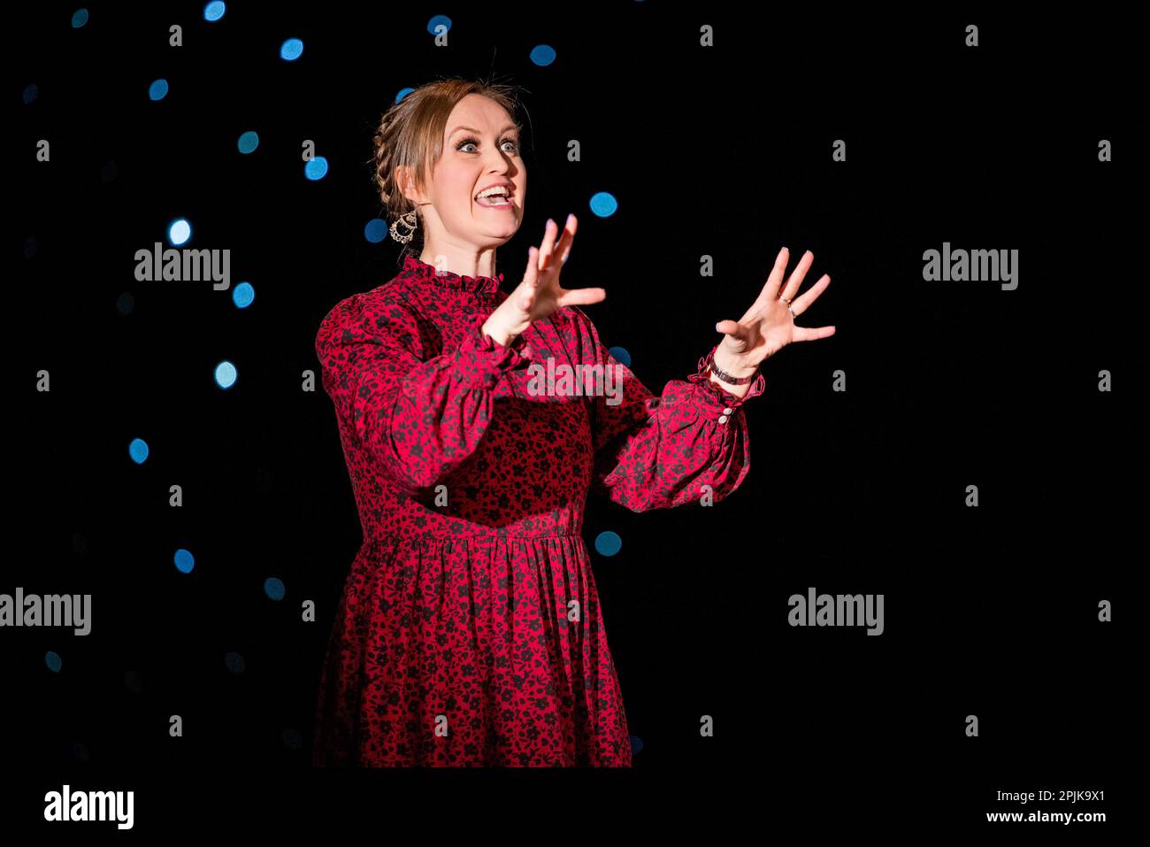 Oldham Coliseum Theatre final show - 31st March 2023. Actress Clara ...