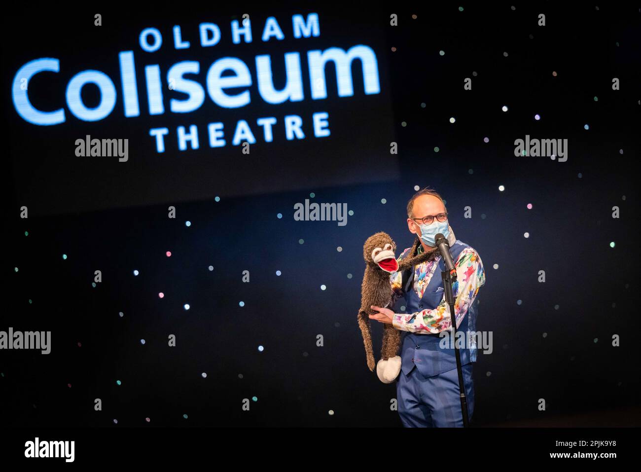 Oldham Coliseum Theatre final show - 31st March 2023. Comedian Steve ...