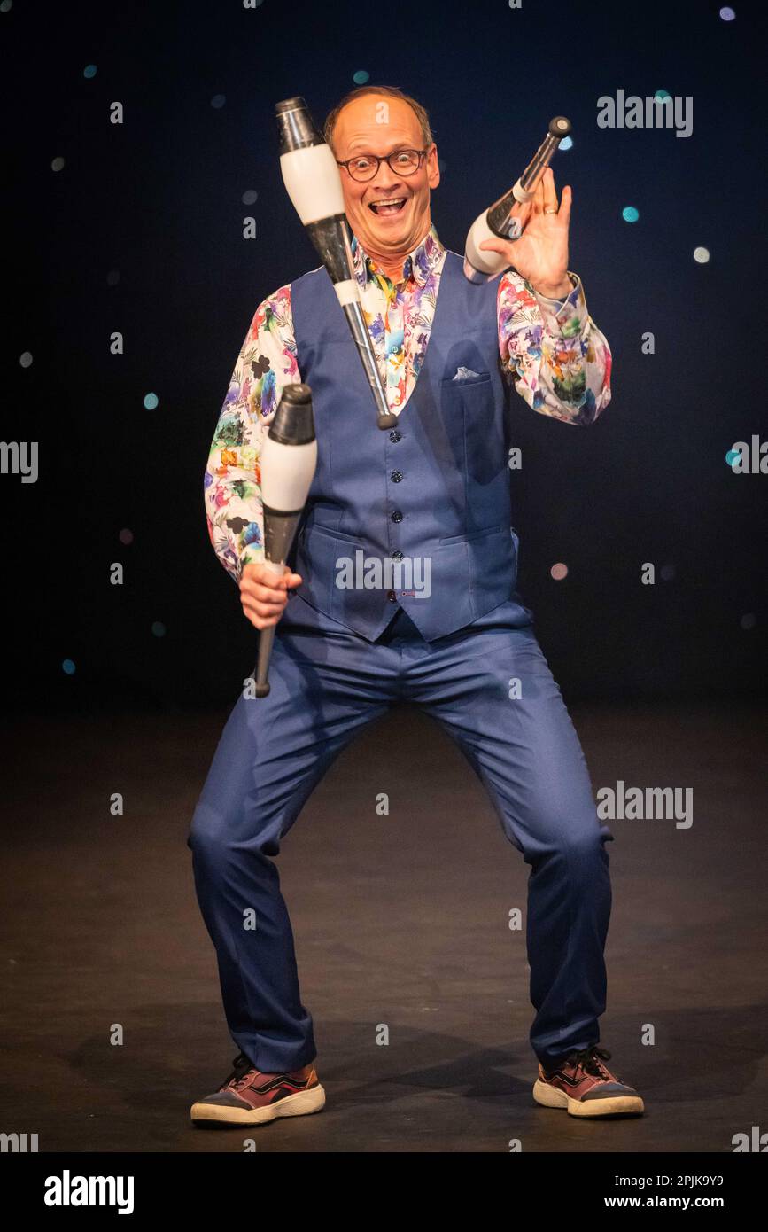 Oldham Coliseum Theatre final show - 31st March 2023. Comedian Steve ...