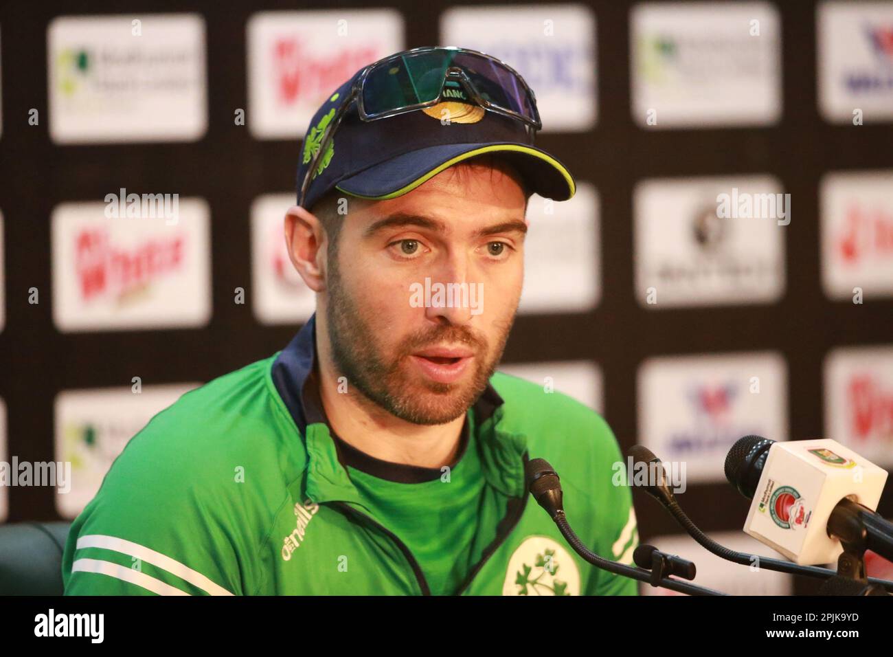 Ireland Test Team Captain Andrew Balbirnie attends pre-match press ...