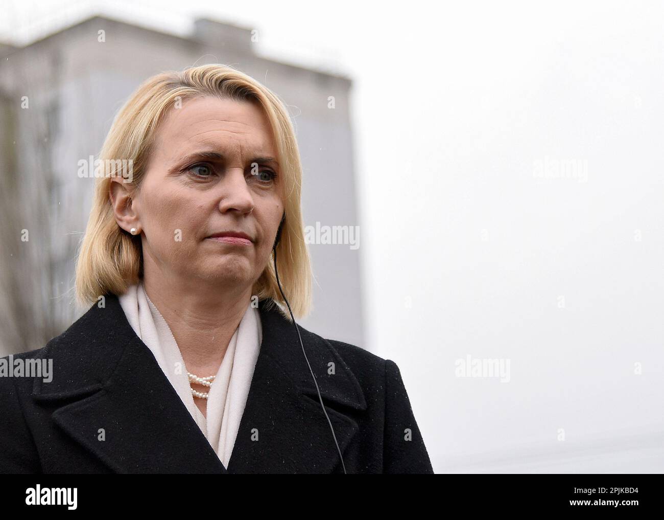 BORODIANKA, UKRAINE - APRIL 2, 2023 - Ambassador Extraordinary and ...