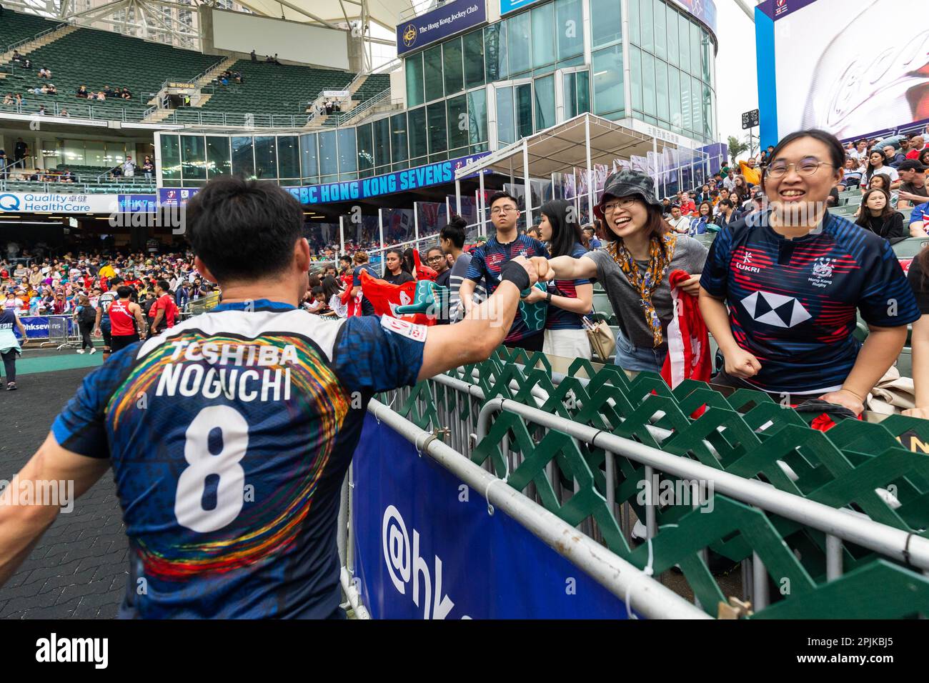 Hong Kong, China. 02nd Apr, 2023. Yoshihiro Noguchi (#8) of Team Japan ...