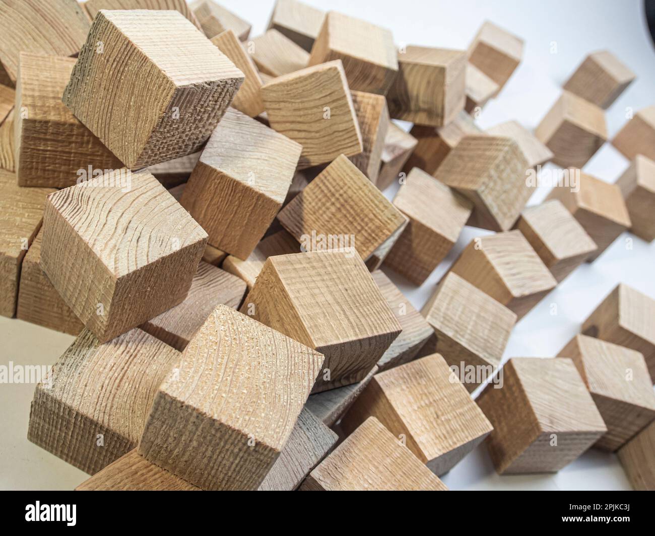 Wooden cubes. Design of conceptual Stock Photo - Alamy