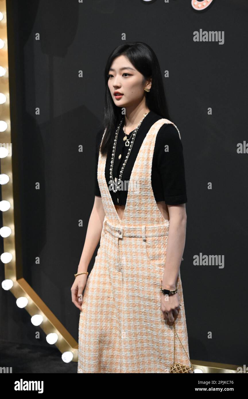 Chinese actress Sun Qian attended the Chanel activity in Shanghai ...
