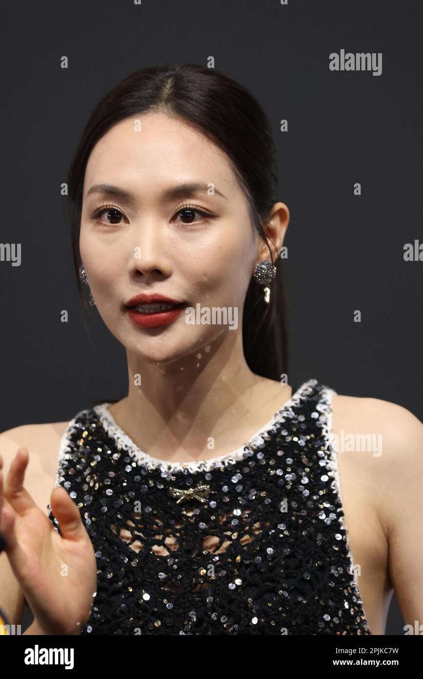 Chinese singer and actress Fei attended the Chanel activity in Shanghai ...