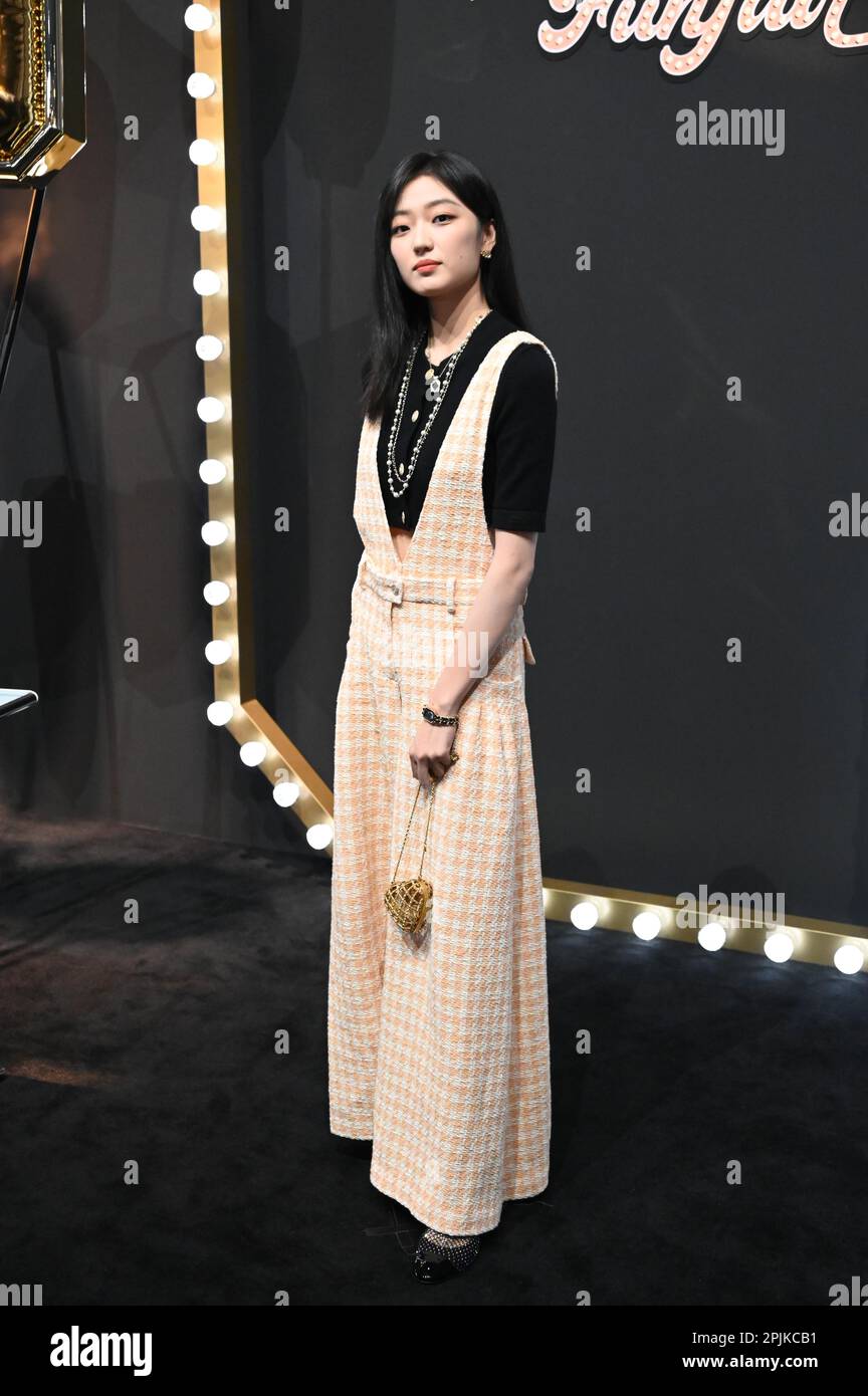 Chinese actress Sun Qian attended the Chanel activity in Shanghai ...
