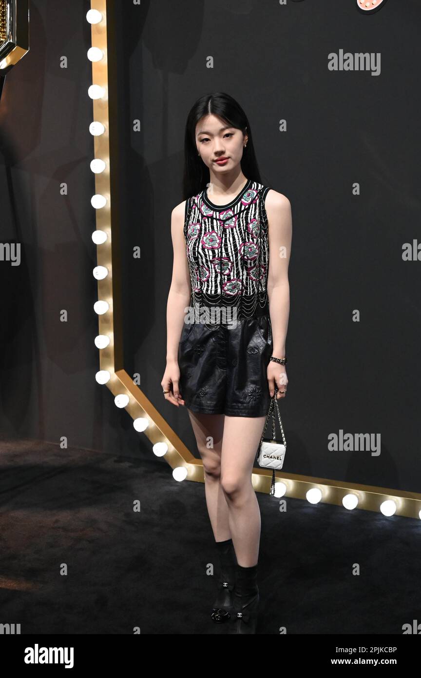 Chinese singer Shan Yichun attended the Chanel activity in Shanghai ...