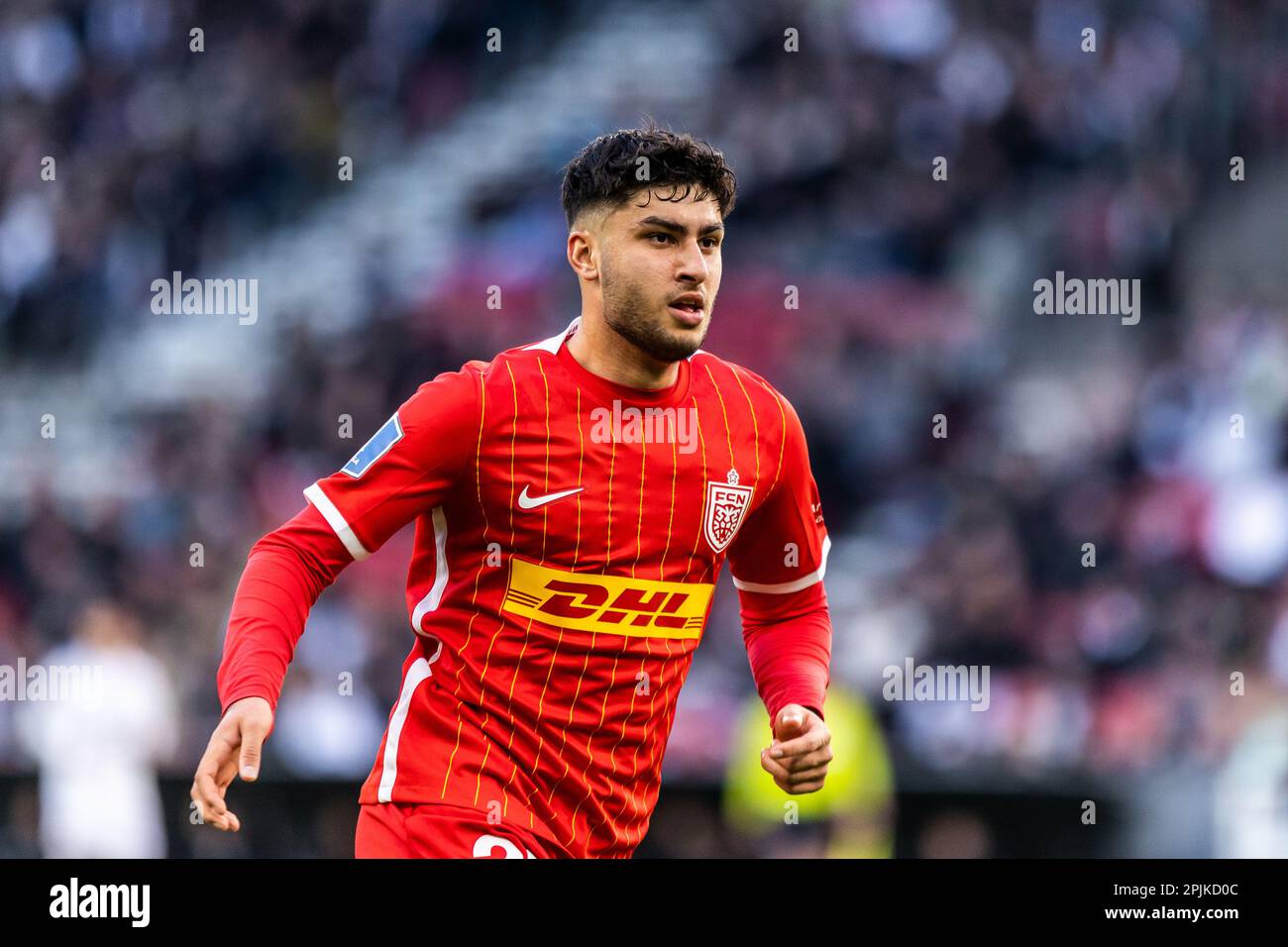 Copenhagen, Denmark. 02nd Apr, 2023. Wahid Faghir (21) of FC ...