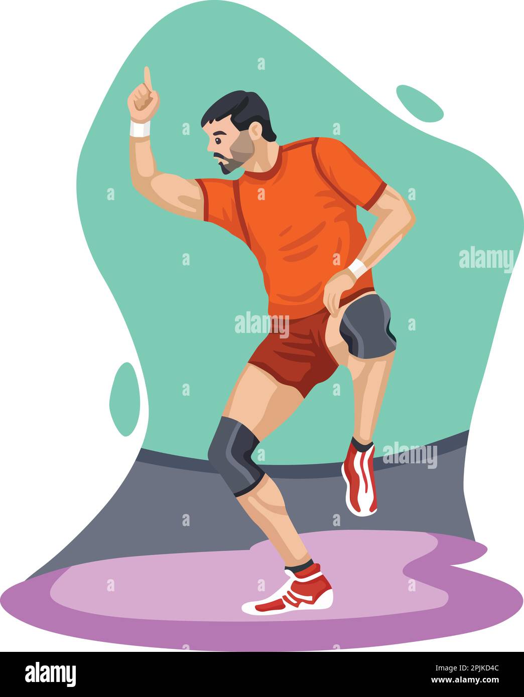 Long jump athletics olympics Stock Vector Images - Alamy