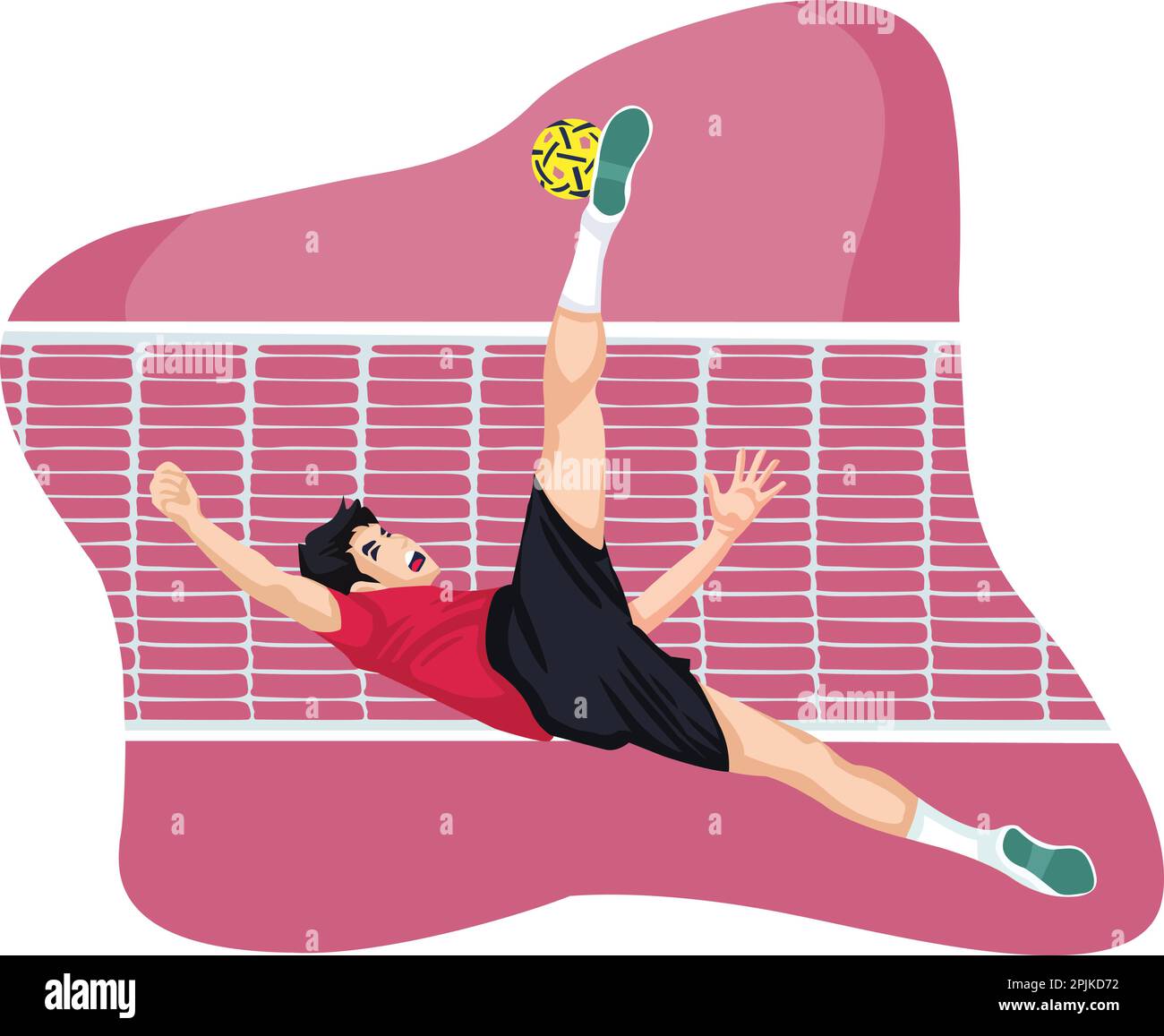 Long jump athlete vector hi-res stock photography and images - Alamy