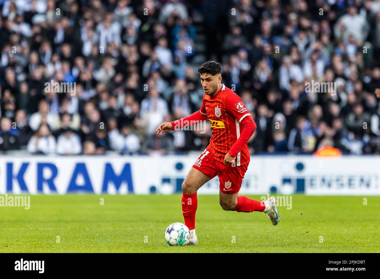 Copenhagen, Denmark. 02nd Apr, 2023. Wahid Faghir (21) of FC ...