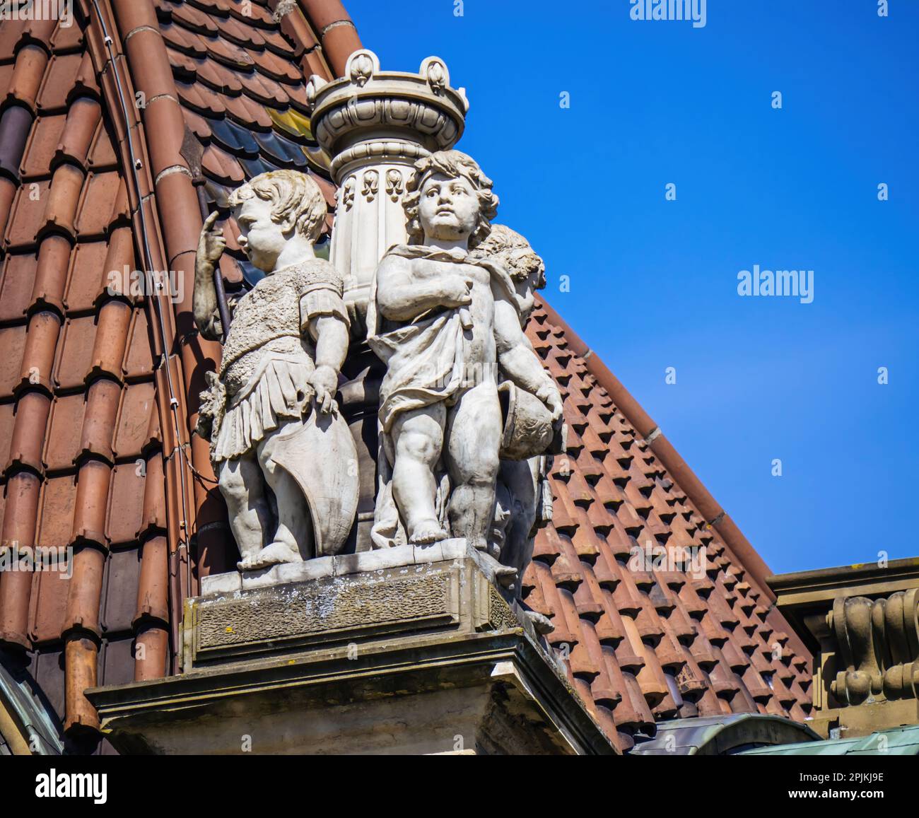 The Kaiserpalast in Strasbourg, France is an iconic landmark with a ...