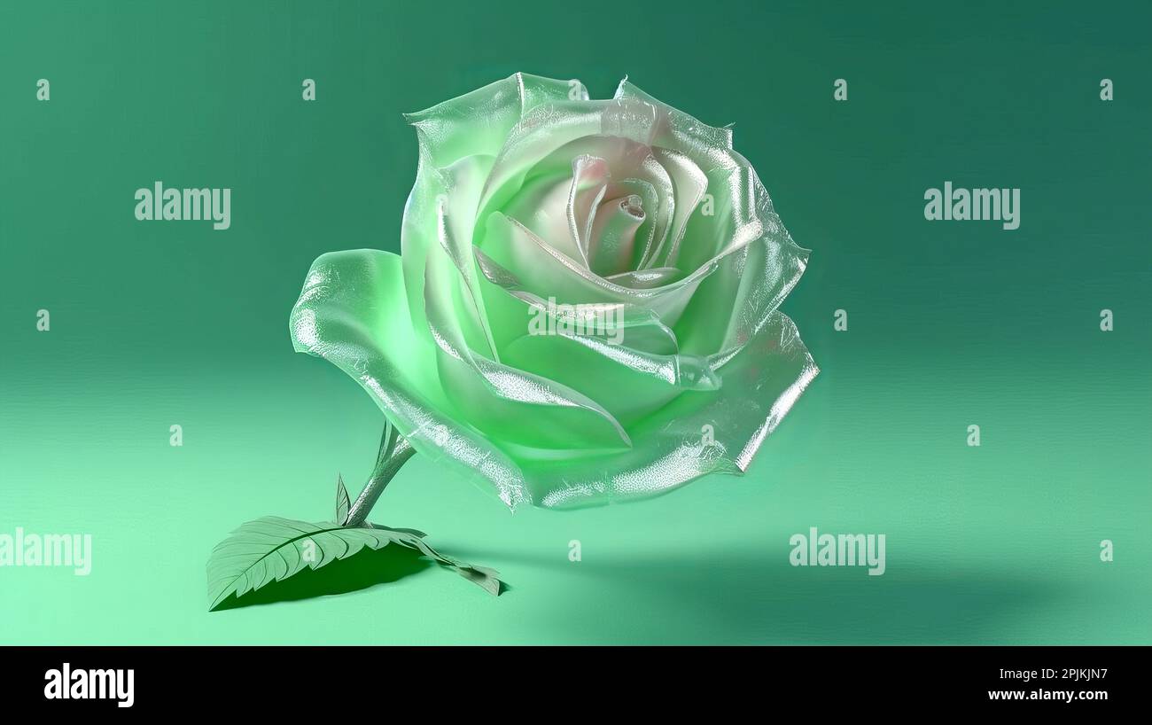 Perfection of a white rose hi-res stock photography and images - Alamy