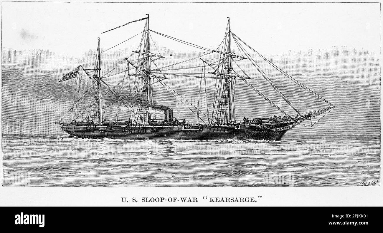 Kearsarge sloop hi-res stock photography and images - Alamy