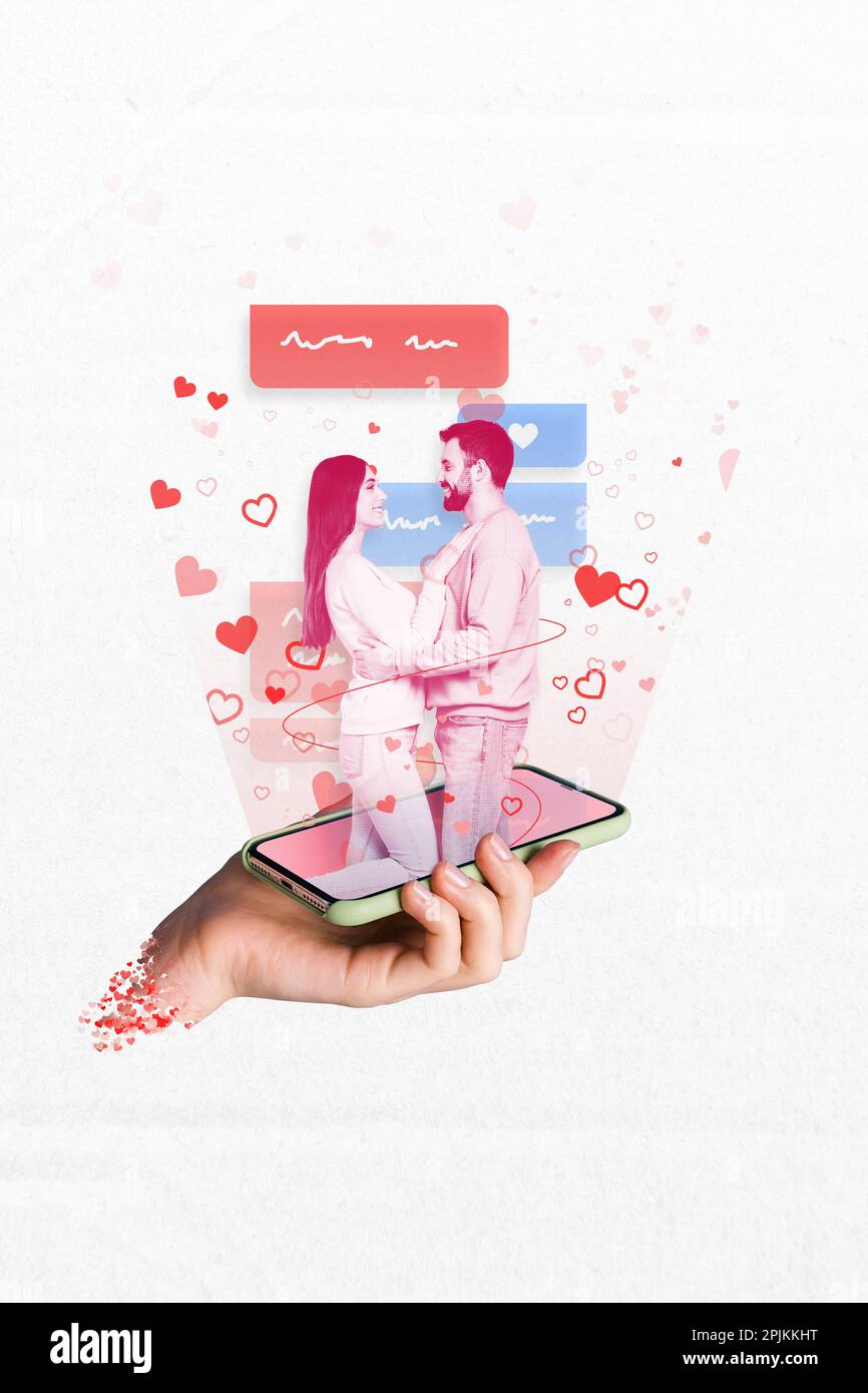 Tech template collage of artificial intelligence ai app making easy two ...