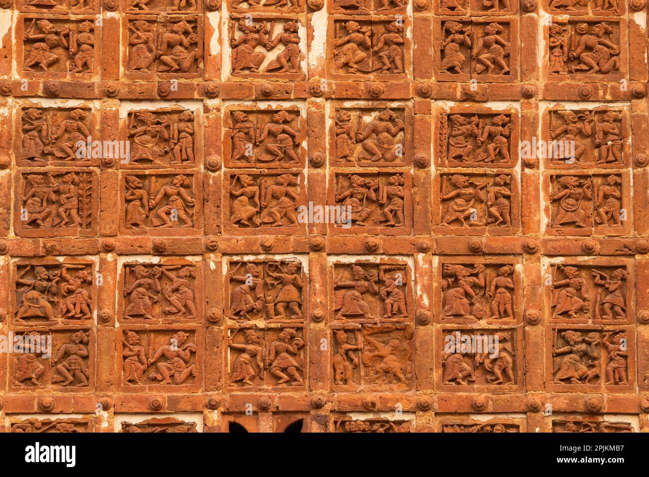 Ancient Stories Sculpted on the Jor Bangla Temple, Bishnupur, West ...