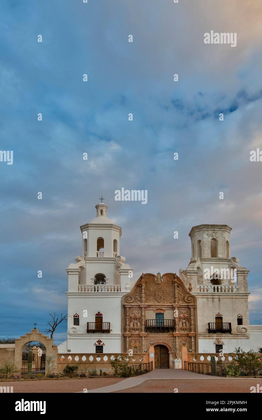 USA, Arizona, Tucson. Mission San Xavier del Bac Stock Photo - Alamy