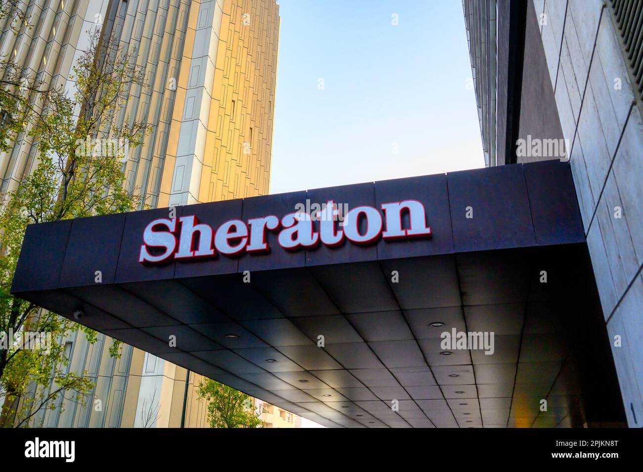 Sheraton Hotel Sign