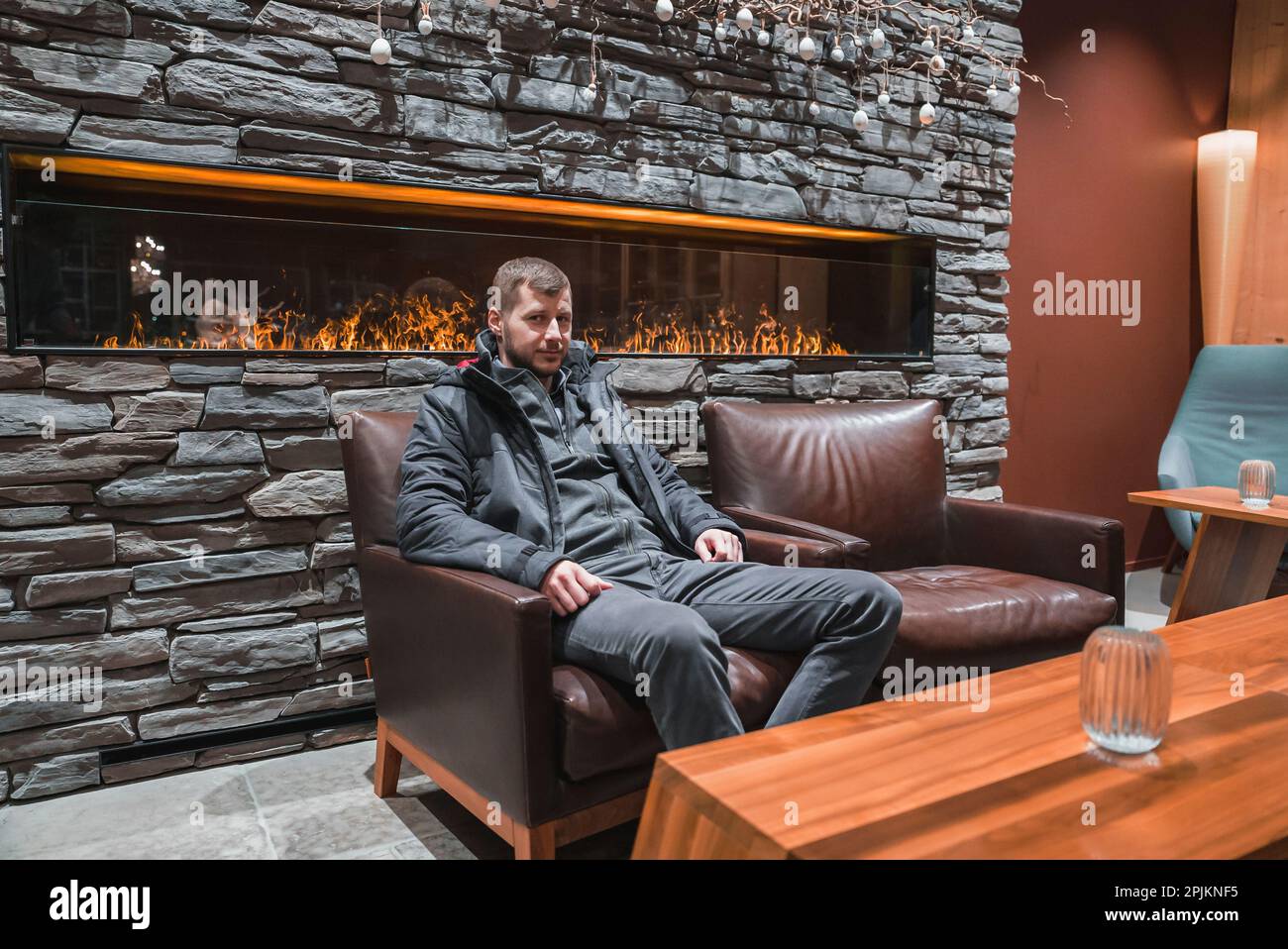 Person staring at fire flame hi-res stock photography and images - Alamy