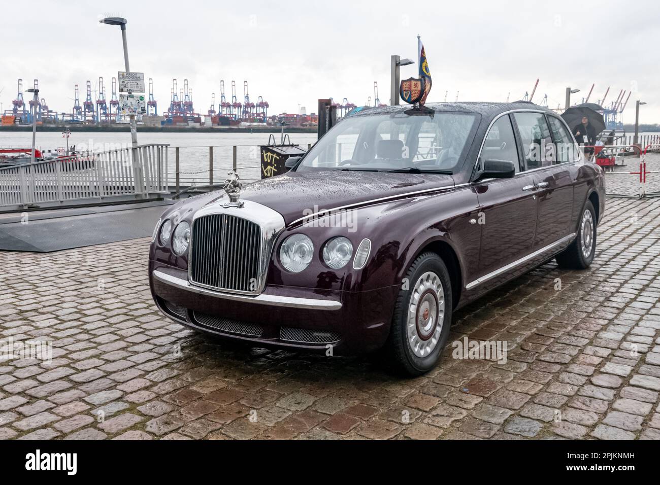 Hamburg, Germany. 31st Mar, 2023. The Bentley State Limousine, the ...
